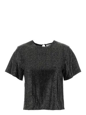 Giuseppe Di Morabito Embellished Viscose T-shirt - Black