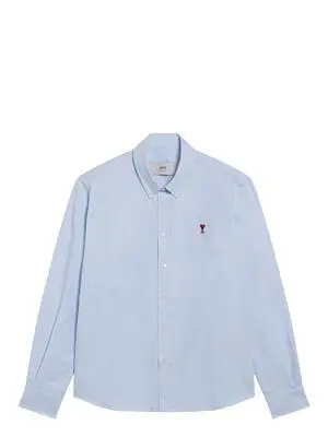 AMI Paris Light De Coeur Shirt - Blue