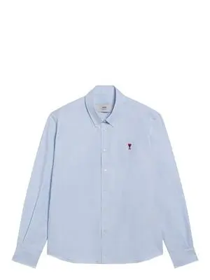 AMI Paris Light De Coeur Shirt - Blue