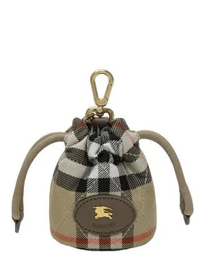 Burberry Horseshoe Bag Charm - Cream