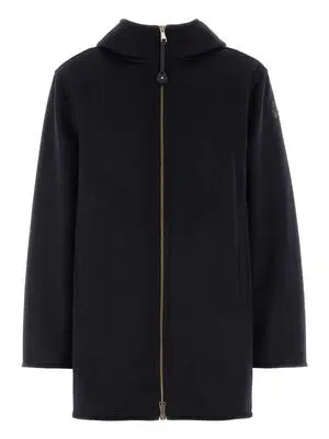 Moncler Wool Blend Hemiptere Jacket - Blue