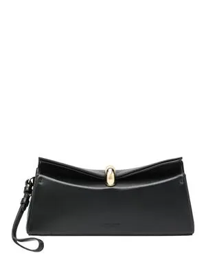 Jacquemus Valerie Clutch Aus Schwarzem Leder - Black