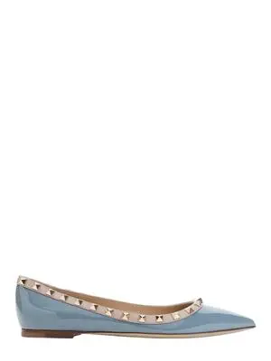 Valentino Garavani Patent Ballerina - Gray