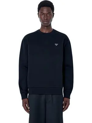 Prada Technical Cotton Sweatshirt - Black
