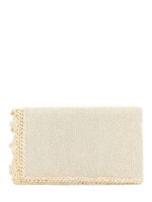 JW Anderson Ivory Crochet Clutch - White