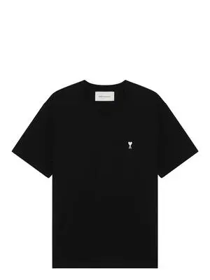 AMI Paris De Coeur T-shirt - Black