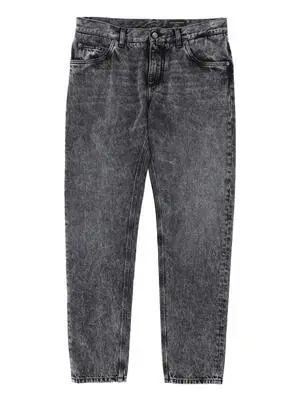 Dolce & Gabbana Acid Wash Denim Jeans - Black