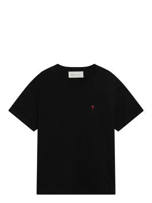 AMI Paris De Coeur T-shirt - Black
