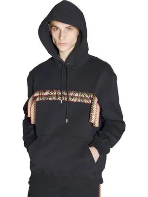LANVIN Curblace Hooded Sweatshirt - Black