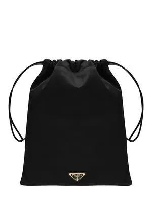 Prada Wish Pouch In Re-nylon - Black