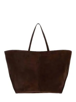 JIL SANDER Suede Linea Xl Shopping Bag - Brown