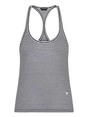 TOM FORD TOM FORD Striped Viscose Tank Top