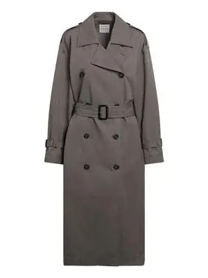 TOTEME Double-breasted Cotton-blend Trench Coat - Gray