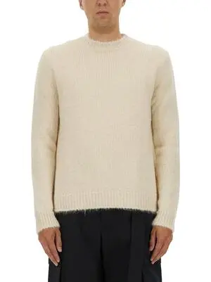 JIL SANDER JIL SANDER Wool Blend Pullover Cream