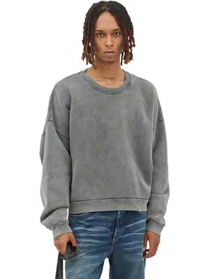 Acne Studios Logo Patch Sweatshirt Gray