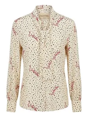 Valentino Garavani Silk Pattern Shirt - Multicolor