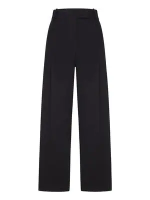 Giorgio Armani High-waisted Palazzo Trousers - Black