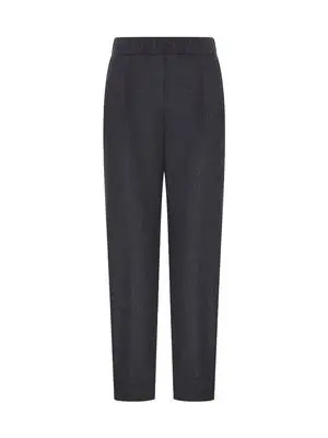 Giorgio Armani Wool And Cashmere Trousers - Multicolor