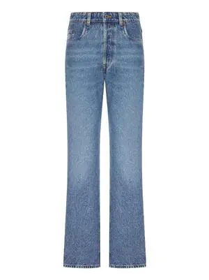 Miu Miu Flared Denim Jeans - Multicolor