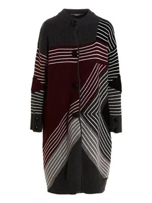 Stella McCartney Striped Knitted Coat - Multicolor