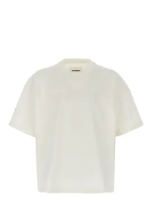 JIL SANDER Logo Print T-shirt - White