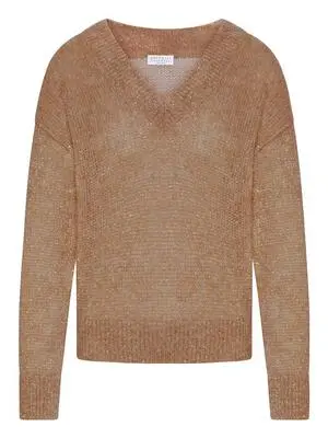 Brunello Cucinelli BRUNELLO CUCINELLI Sequin Sweater Brown