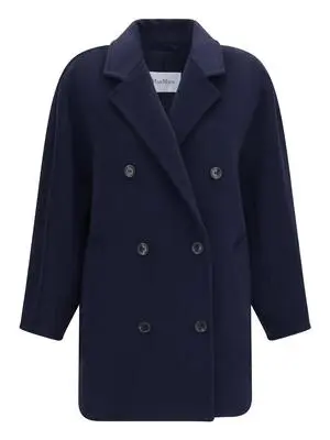 Max Mara Rebus Double-breasted Jacket - Blue