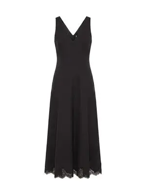 Valentino Garavani Wool Midi Dress - Multicolor
