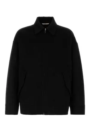 Valentino Garavani Wool Blend Oversize Jacket - Black