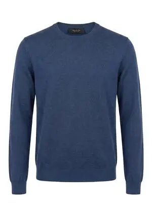 Gucci Silk Long Sleeve Round Neck Sweater - Multicolor