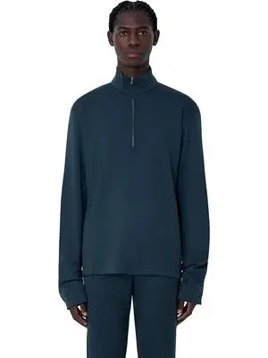 RIER RIER Polar Half-Zip Jogging Shirt - 100% Wool