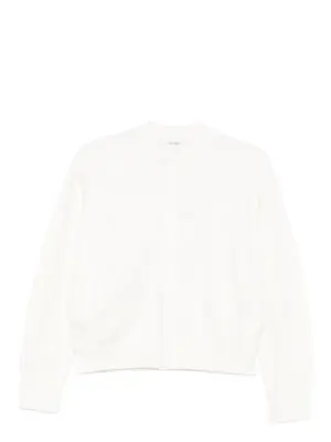 Max Mara Virgin Wool Zip Up Cardigan - Multicolor