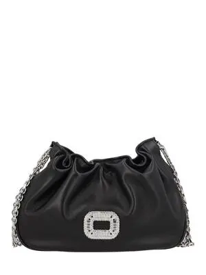 ROGER VIVIER Lambskin Pouch - Black