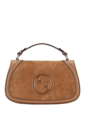 Gucci G.blondie Suede Handbag - Multicolor
