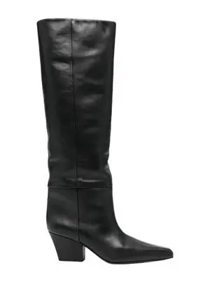 Paris Texas Knee-high Boots - Black