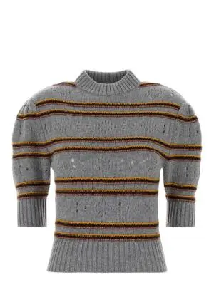 Marni MARNI Embroidered Cashmere Sweater Multicolor