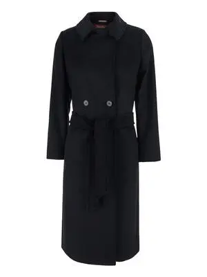 Max Mara Wool Coat - Black