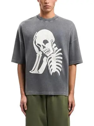 Palm Angels Grey Polo Shirts - Gray