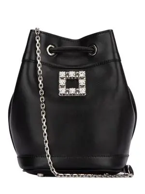 ROGER VIVIER Tres Vivier Aumoniere Bucket Bag - Multicolor