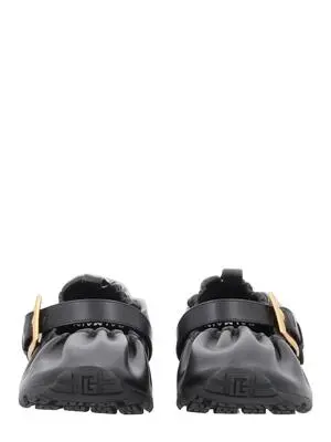 Balmain Anthem Ballerina Shoes - Black