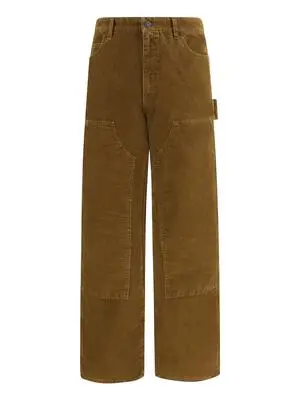 GOLDEN GOOSE Journey Painter Pants - Brown