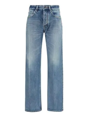 Balenciaga Straight-leg Denim Jeans - Blue