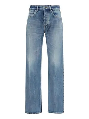 Balenciaga Straight-leg Denim Jeans - Blue