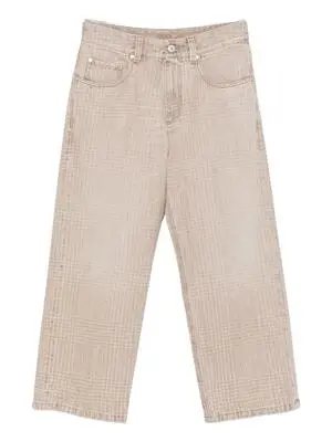 Brunello Cucinelli Cropped Denim Jeans - Multicolor