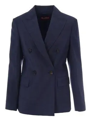 Max Mara Tailored Jacket - Blue