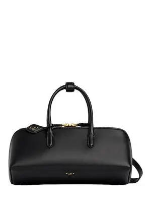 Alaïa Small Delta Bag In Box Calfskin - Black