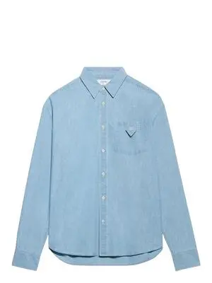 Celine Cotton Denim Shirt - Multicolor
