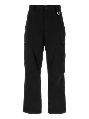 Moncler Stretch Cotton Cargo Pant - Black