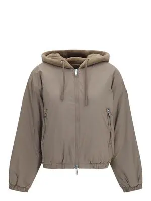 Moose Knuckles Eaton Bunny Reversible Hoodie - Brown