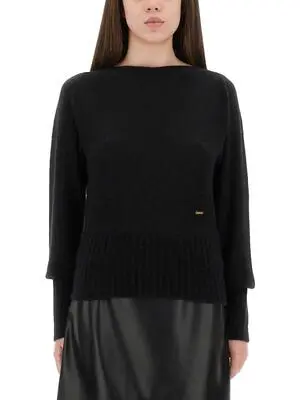 TOM FORD Tom Ford Cashmere And Silk Boat Neck Sweater Black